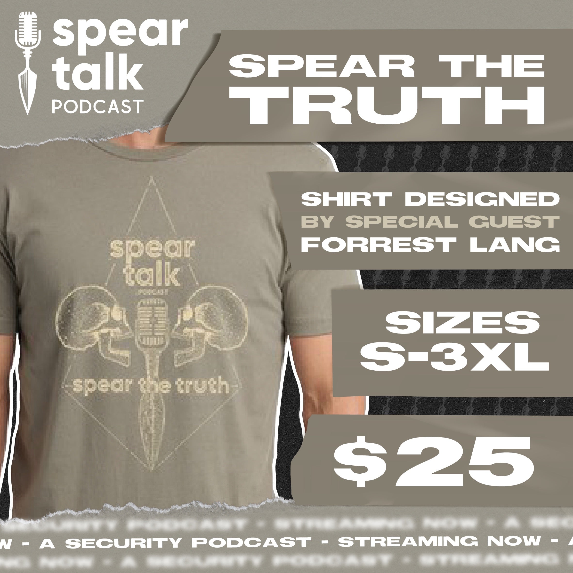 “Forrest Lang” Inspired T-Shirt – Spear Talk Podcast